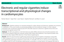 Electronic and regular cigarettes induce transcriptional and ...