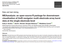 MEAanalysis: an open-source R package for downstream visualization of ...