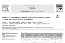 Exposure to organophosphate flame retardants and phthalates alters ...