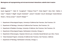 Meningioma cell reprogramming and microenvironment interactions ...